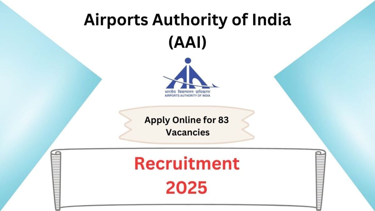 AAI Recruitment 2025 – Apply Online for Junior Executive Posts ...