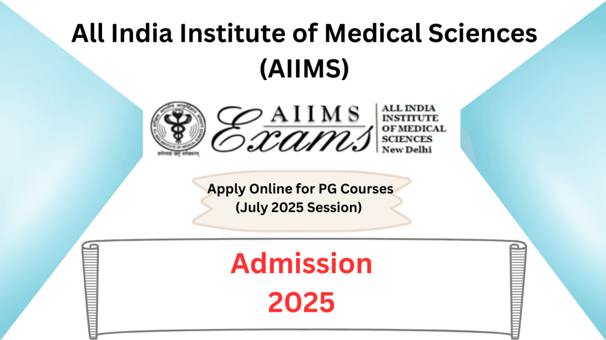 AIIMS INI-CET PG Admission 2025 – Apply Now for the Exclusive July ...