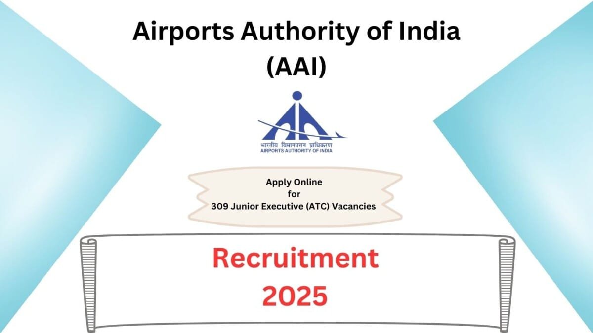 AAI Junior Executive (ATC) Recruitment 2025: Apply Online for Exciting ...
